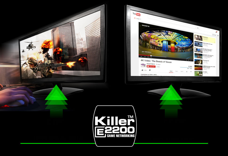 بطاقة شبكية موجهة للألعاب KILLER E2200 - DARKTECH