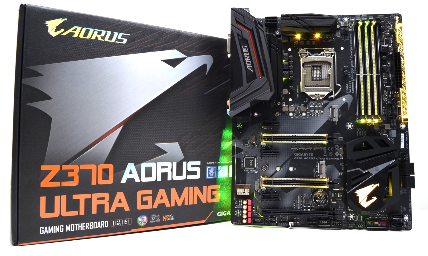 مراجعة لوحة الألعاب الاقتصادية Z370 Aorus Ultra Gaming - DARKTECH