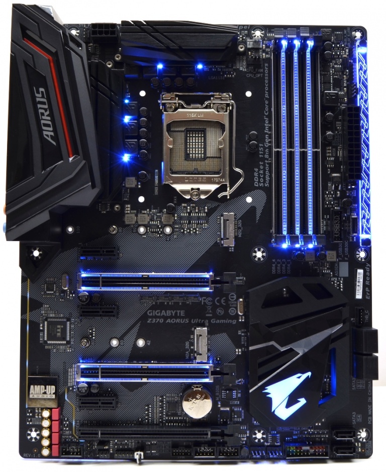 مراجعة لوحة الألعاب الاقتصادية Z370 Aorus Ultra Gaming - DARKTECH