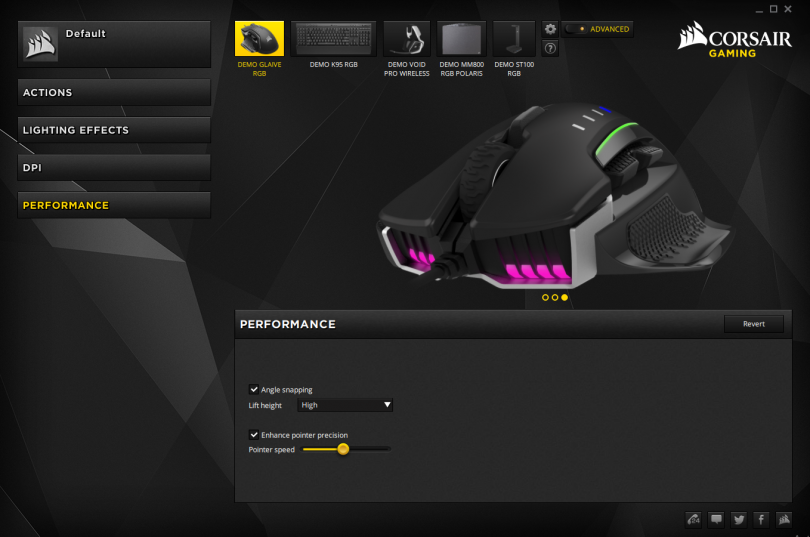 مراجعة الماوس الأحترافى Corsair Glaive RGB - DARKTECH