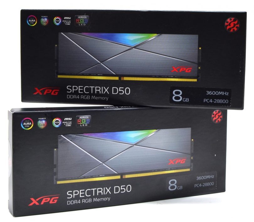 مراجعة ذواكر XPG Spectrix D50 RGB 16GB (2x8) 3600MHz - DARKTECH