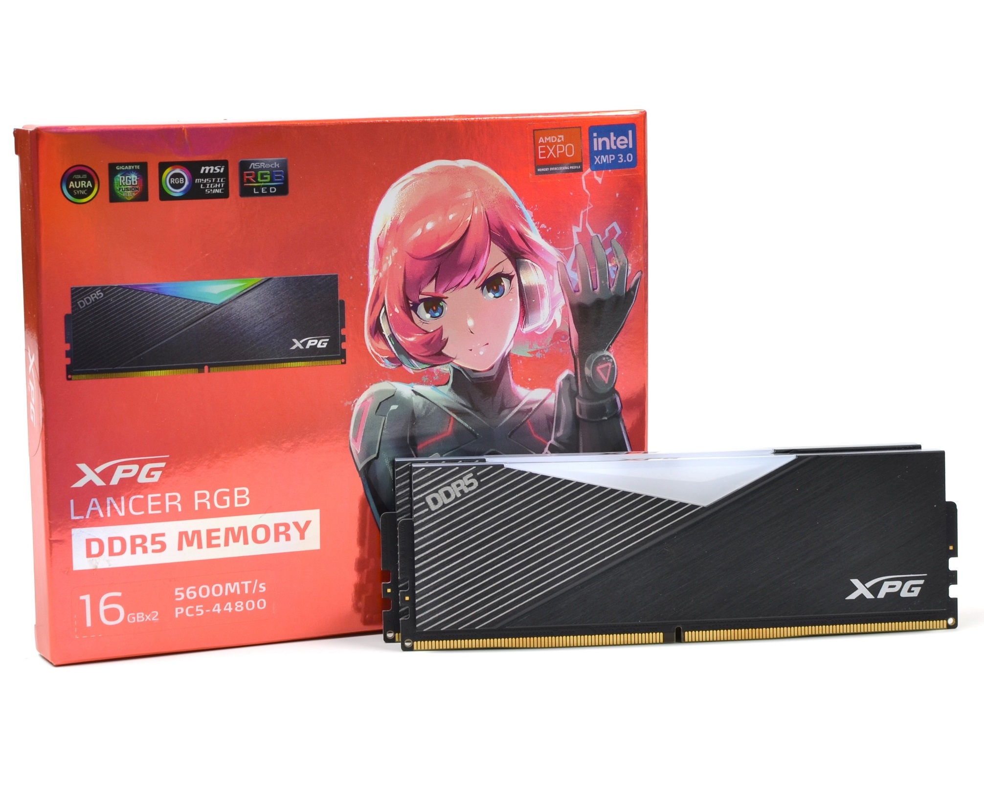 مراجعة ذواكر XPG LANCER RGB DDR5 32GB (2 x 16GB) DDR5 5600MHz CL36 - EXPO - DARKTECH