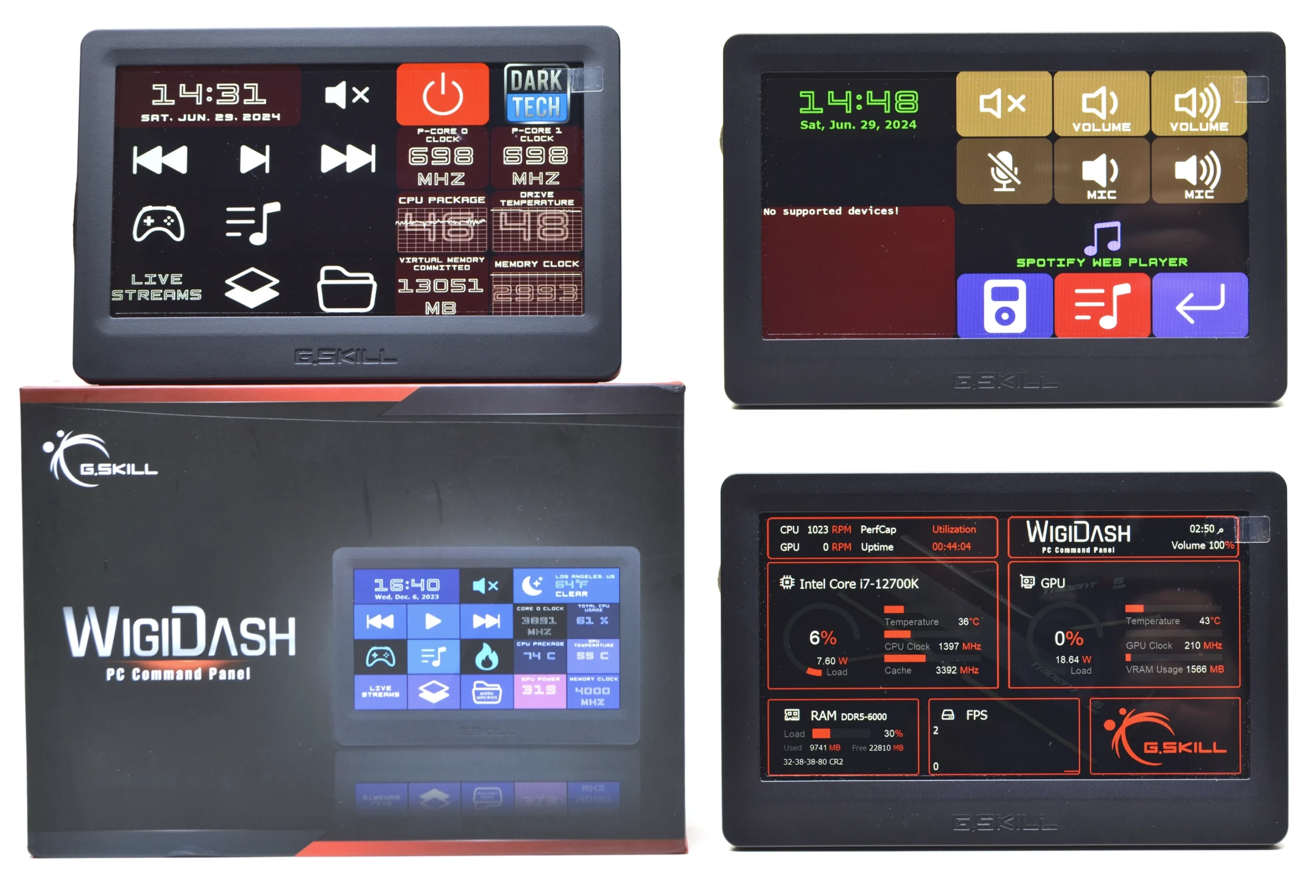 مراجعة لوحة التحكم الرائعة WigiDash من G.Skill ! و إمكانيات تخصيص رائعة - DARKTECH